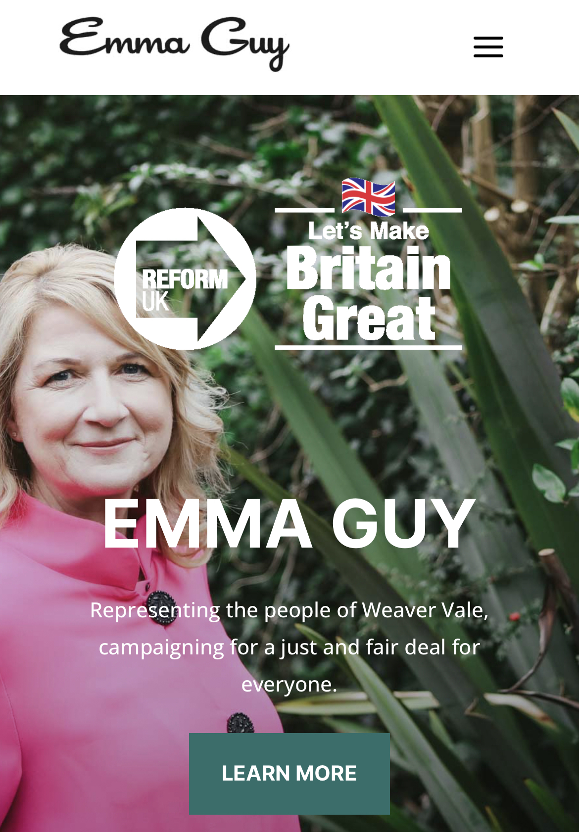 Emma Guy your Reform Party Candidate Mid Cheshire